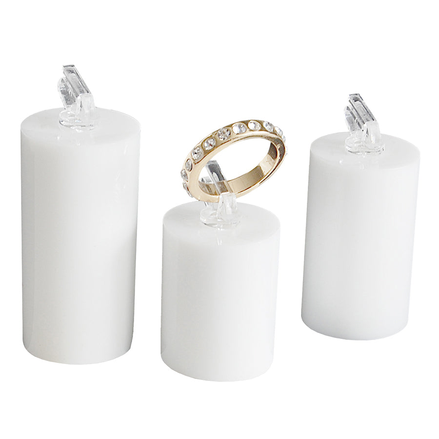 White Round Ring Clip Set – JewelryPackaging